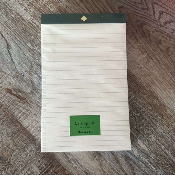 kate spade | Office | Kate Spade New York Todo List Pad Notepad Set Of ...